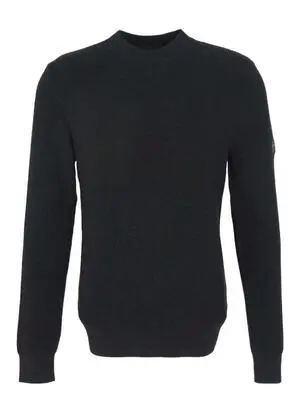 Barbour Crawley Crew Neck Jumper - Black