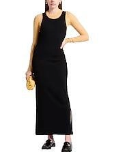 GANNI Slim Fit Sleeveless Dress - Black