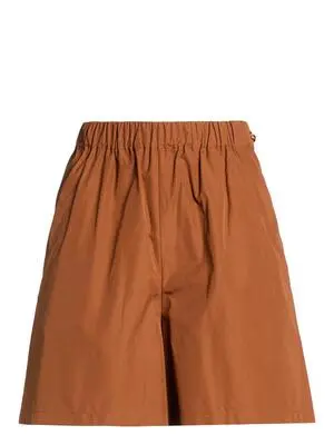 Max Mara Elasticated Bermuda Shorts - Brown