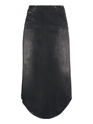 DIESEL® Diesel Asymmetrical Denim Mini Skirt