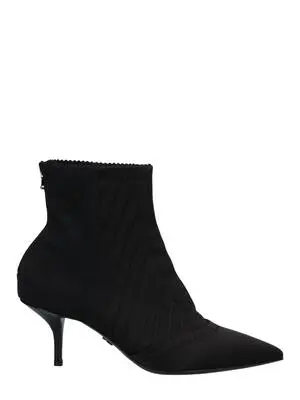Dolce & Gabbana Pointed-toe Ankle Boots - Black
