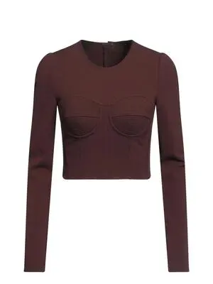 Dolce & Gabbana Long Sleeve Jersey Top - Red