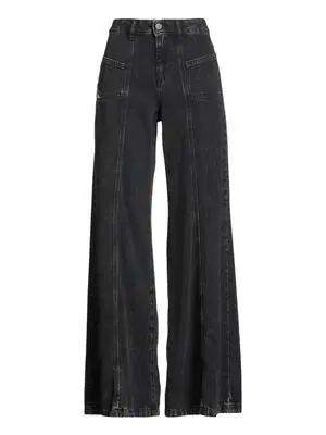 DIESEL® Diesel Flared Denim Trousers Black