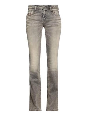 DIESEL® Diesel Stretch Denim Flared Pants Gray