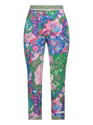 DOLCE & GABBANA Dolce & Gabbana Floral Print Stretch Cropped Pants