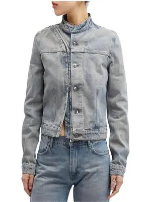 Y/project Long Sleeve Denim Jacket - Gray