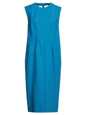 Sportmax Sleeveless Round Neck Dress - Blue
