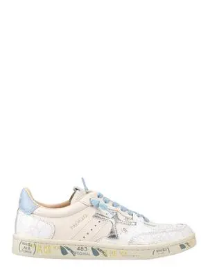 Premiata Bsktclad Strapped Low-top Sneakers - White