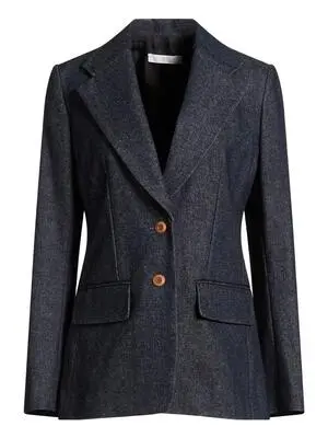 Chloé Single-breasted Denim Blazer - Black