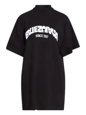 Balenciaga Logo Short Sleeve T-shirt - Black