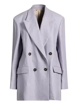 Brunello Cucinelli Double-breasted Blazer - Gray