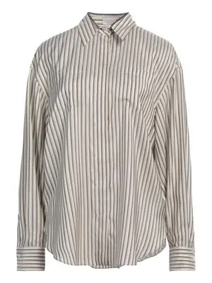 BRUNELLO CUCINELLI Brunello Cucinelli Striped Poplin Shirt