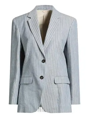BRUNELLO CUCINELLI Brunello Cucinelli Single-Breasted Striped Blazer