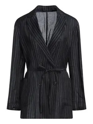BRUNELLO CUCINELLI Brunello Cucinelli Double-Breasted Pinstriped Blazer