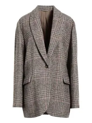 BRUNELLO CUCINELLI Brunello Cucinelli Single-Breasted Plaid Blazer