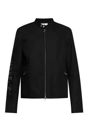COURREGES Long-sleeved Jacket With High Collar - Black