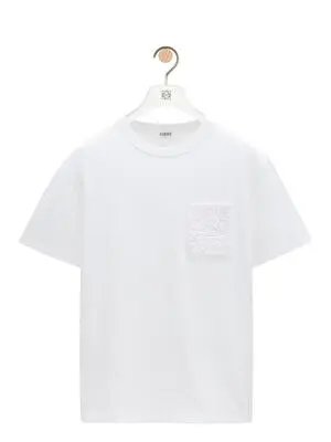 LOEWE Loewe Logo Embroidered Crewneck T-Shirt