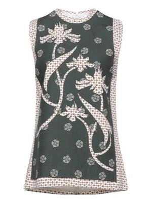 Chloé Sleeveless Printed Top - Black