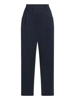 Brunello Cucinelli Tapered Jersey Trousers - Black