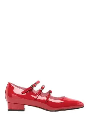 CAREL Arianna Adjustable Triple-strap Pumps - Red