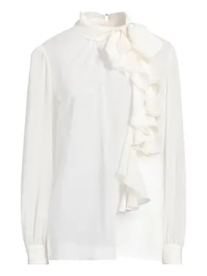 Dolce & Gabbana Long-sleeve Ruffled Top - White