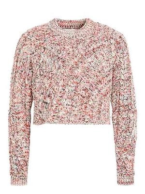 ISABEL MARANT ÉTOILE Isabel Marant Etoile Mélange Crewneck Long-Sleeve Knit Top