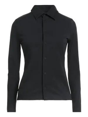 Balenciaga Classic Collar Long-sleeve Shirt - Black