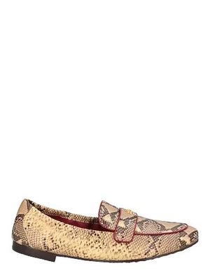 TORY BURCH Tory Burch Snakeskin-Print Leather Loafers