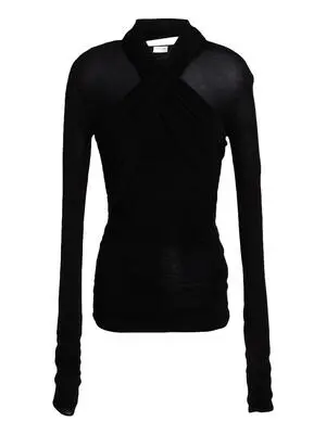 Saint Laurent Long Sleeves Top - Black