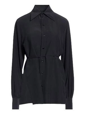MAISON MARGIELA Solid-color Long-sleeved Shirt - Black