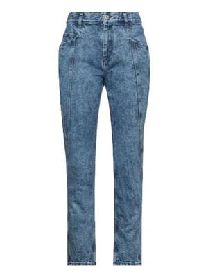 ISABEL MARANT ÉTOILE Isabel Marant Straight Leg Acid Wash Denim Trousers