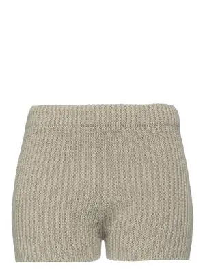 Max Mara Ribbed Knit Shorts - Nude