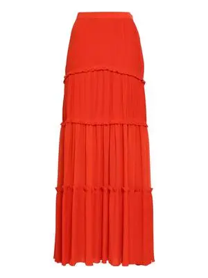 TORY BURCH Tory Burch Tiered Maxi Skirt With Ruffle Detail
