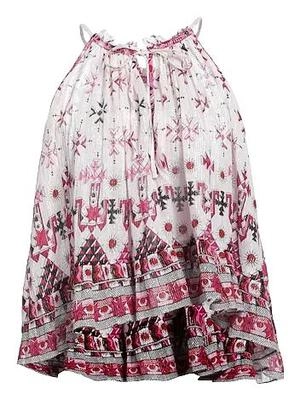 ISABEL MARANT ÉTOILE Isabel Marant Etoile Sleeveless Metallic Woven Top