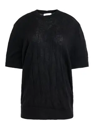 HELMUT LANG Helmut Lang Ribbed T-Shirt With Back Logo Detail