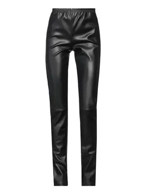 MAISON MARGIELA Pu Leather Pants - Black