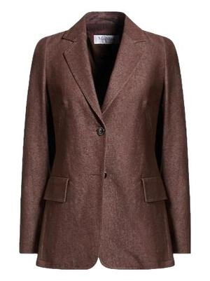 Max Mara Single-breasted Suit Jacket - Red