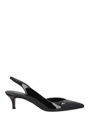 Isabel Marant Étoile Patent Leather Pointed-toe Slingback Heels - Black