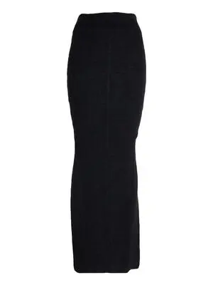 Rick Owens Long Pencil Skirt - Black