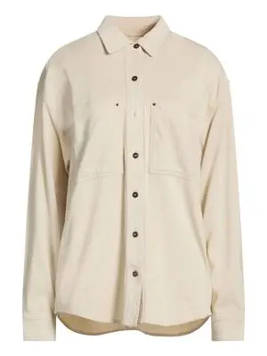 Isabel Marant Étoile Solid Plain Long Sleeve Shirt - Nude