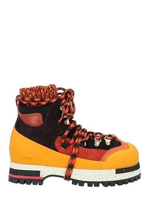 Chloé Suede Hiking Boots - Multicolor