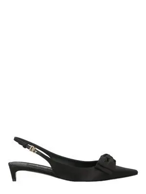 Dolce & Gabbana Bow Slingback Pumps - Black