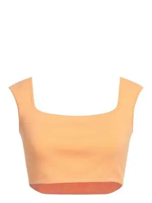 Sportmax Sleeveless Square Neck Knit Top - Nude