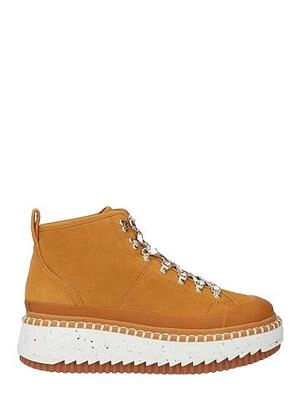 Chloé Platform Leather Boots - Brown