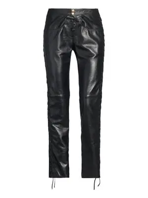 Isabel Marant Étoile Leather Slim-fit Trousers - Black