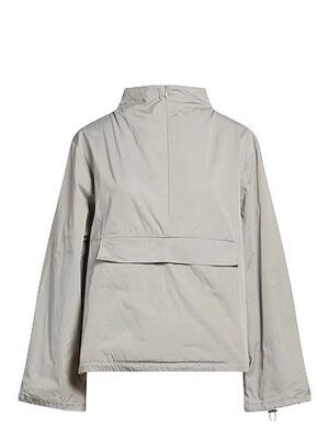 MAXCO. Solid Color Trench Coat - Gray