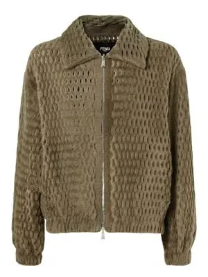 Fendi Reversible Shearling Blouson - Brown