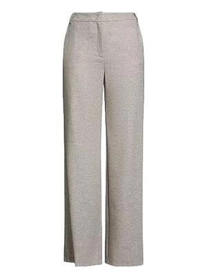 MAXCO. Max&co. Flannel Wide-leg Trousers - Gray