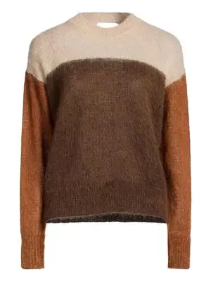 Isabel Marant Étoile Multicolor Crew Neck Knit Sweater - Brown