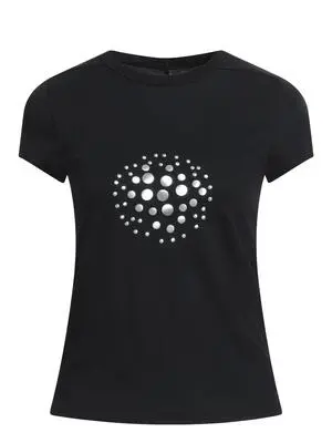 Rick Owens Embellished Crewneck T-shirt - Black